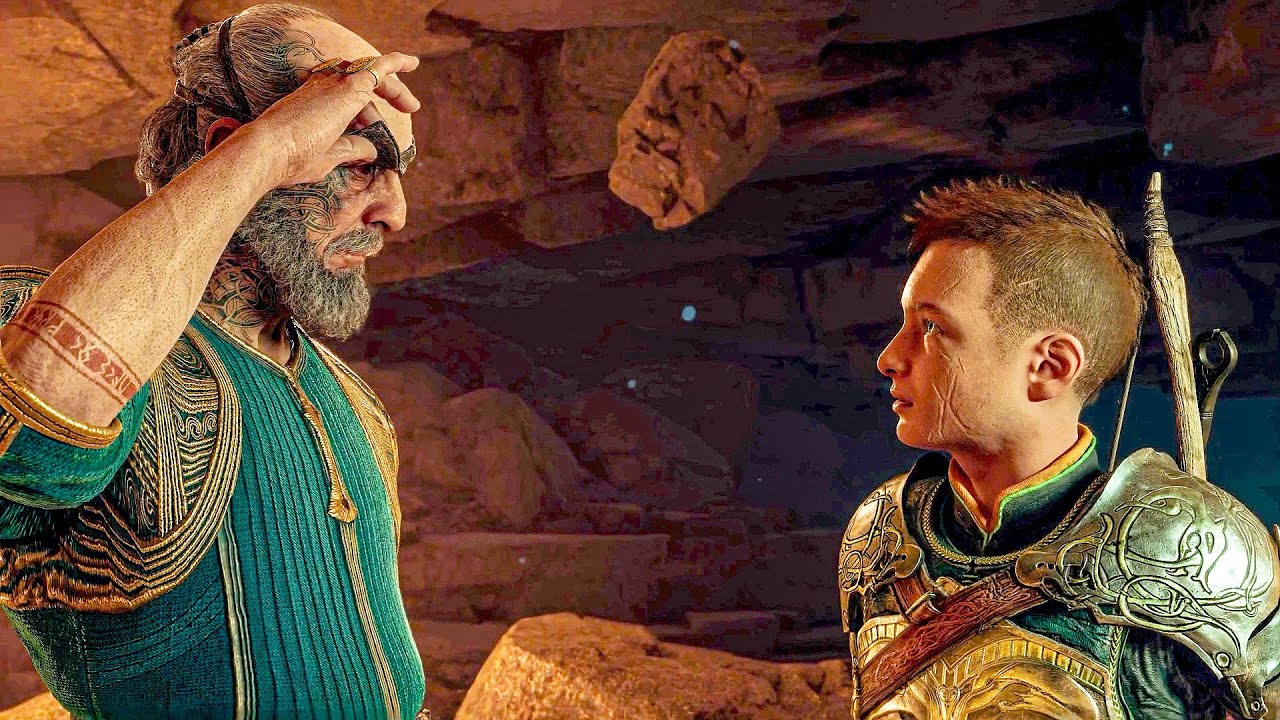 Odin tells Loki how he lost his eye - God of War Ragnarok - YouTube