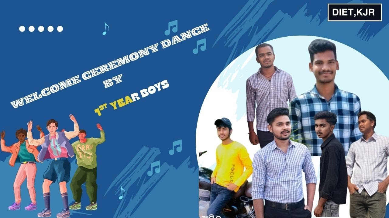 WELCOME CEREMONY DANCE || 1ST YEAR BOYS || @dietkeonjhar8311 - YouTube