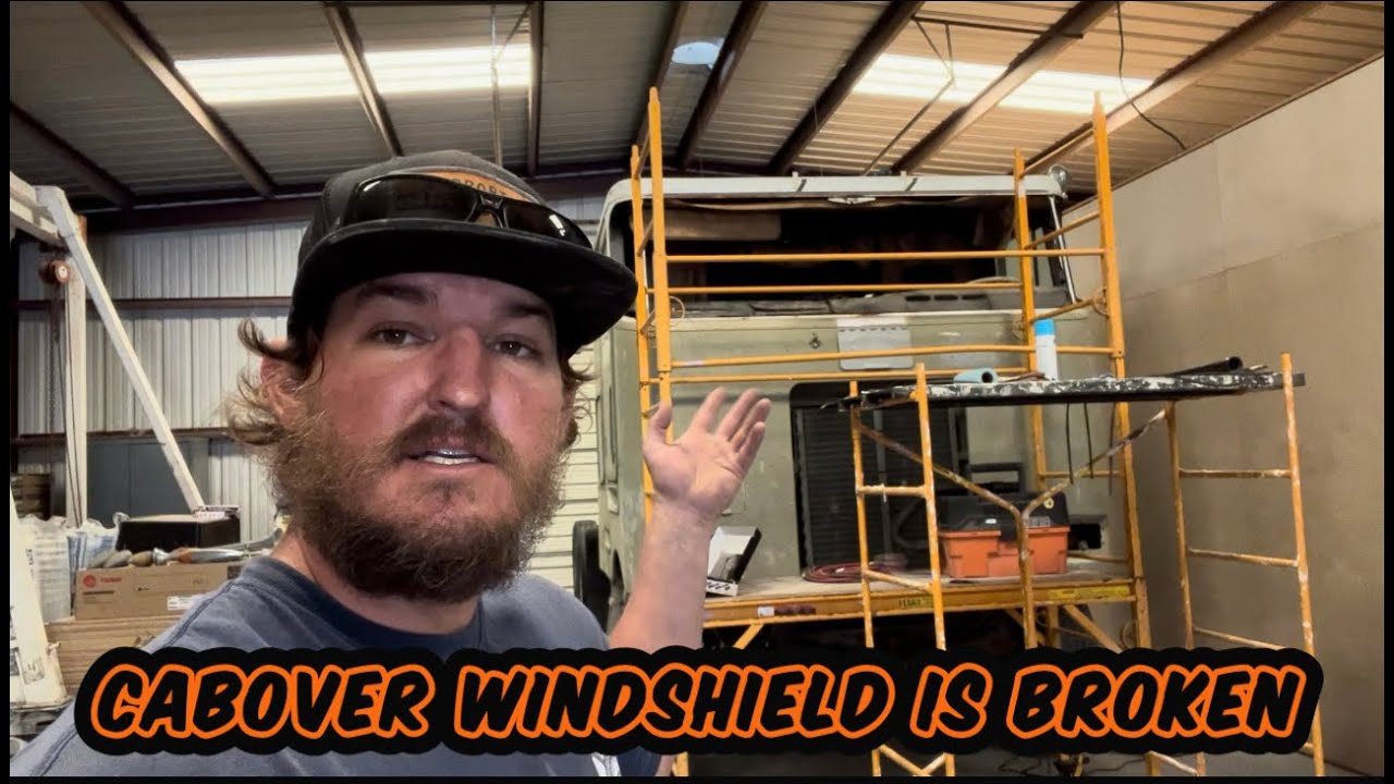 My cabover loses its Windshield! - YouTube