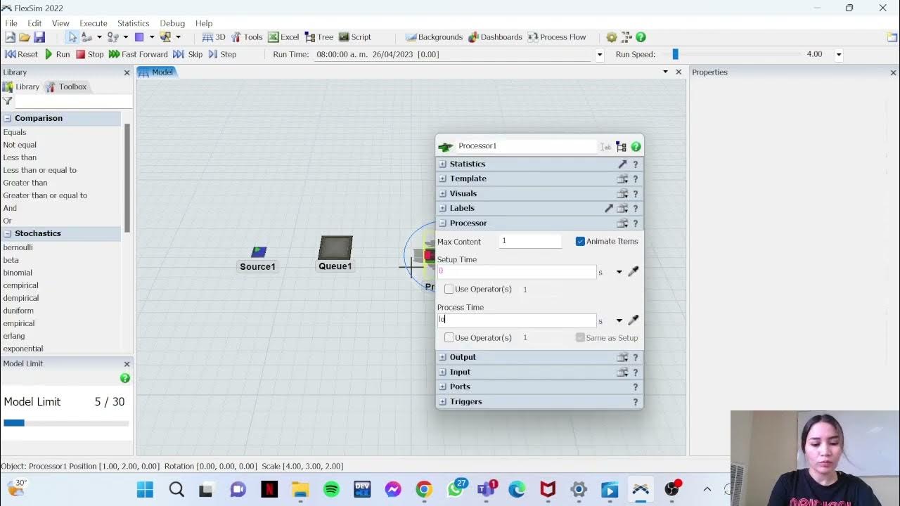 Modelo 1.- Curso Básico Simulación FLEXSIM - YouTube