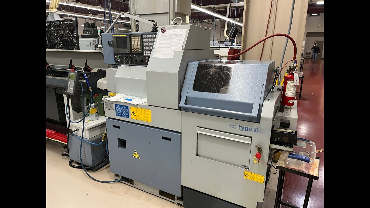 Star SB-16D CNC Swiss Lathe - MC# 603518 - YouTube