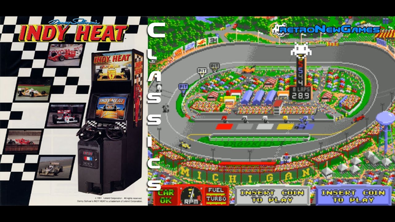 Clásicos RetroNewGames: Danny Sullivan's Indy Heat (Full Gameplay y ...