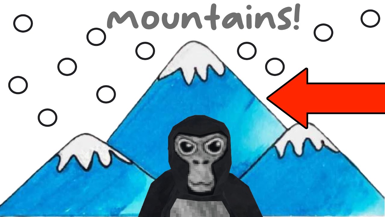 mountains in gorilla tag!!? - YouTube