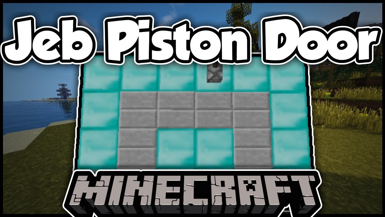 How to Build a 2x2 Jeb Piston Door - YouTube