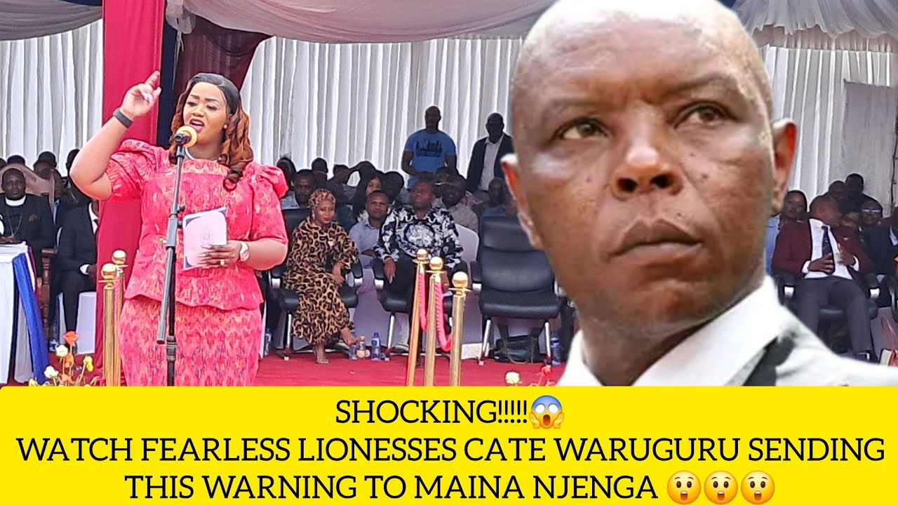 😱FEARLESS CATE WARUGURU RESPONSE TO MAINA NJENGA - YouTube