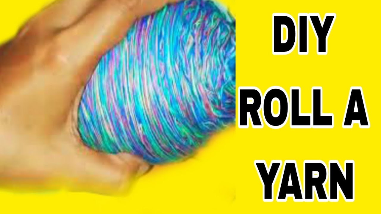 HOW TO ROLL YARN USING HANDMIXER - YouTube