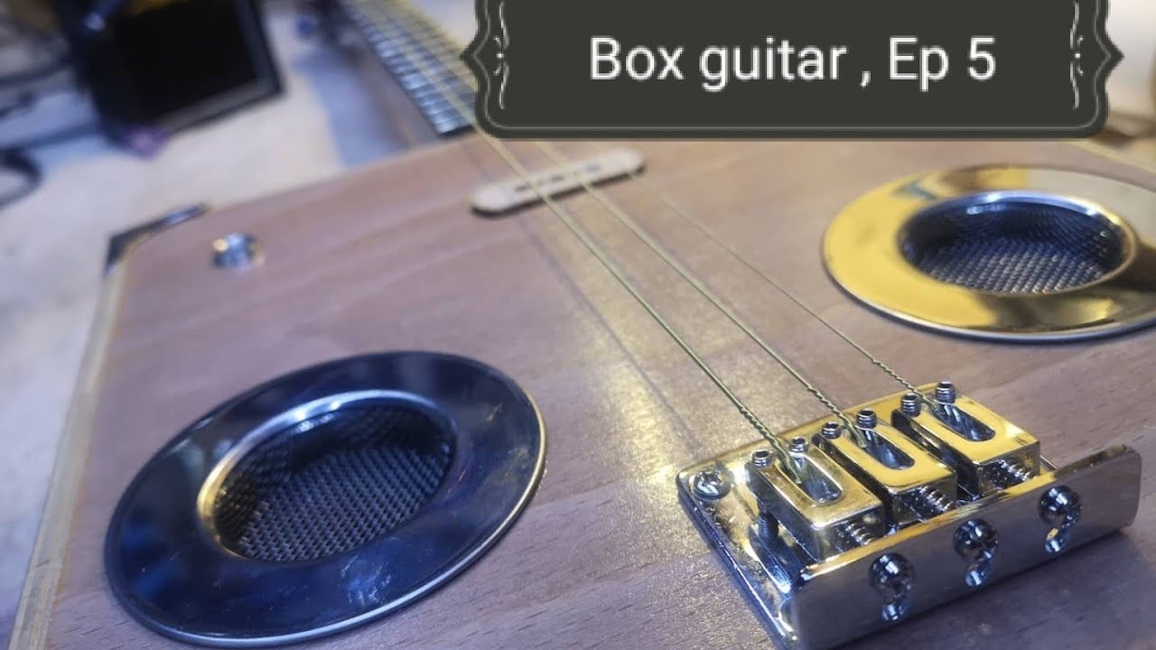 My first box guitar part 5 - YouTube