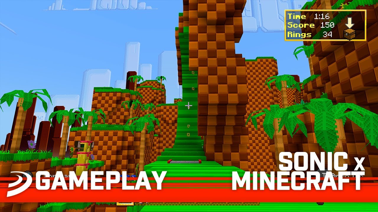 SONIC en MINECRAFT: ¡Gameplay 4K en PC de este DLC que combina bloques ...