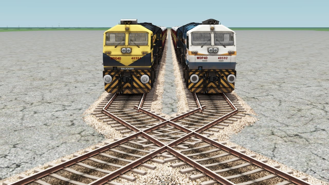 Train driver did not see the sharp turn | Trains Vs Sharp Turn — Indian ...