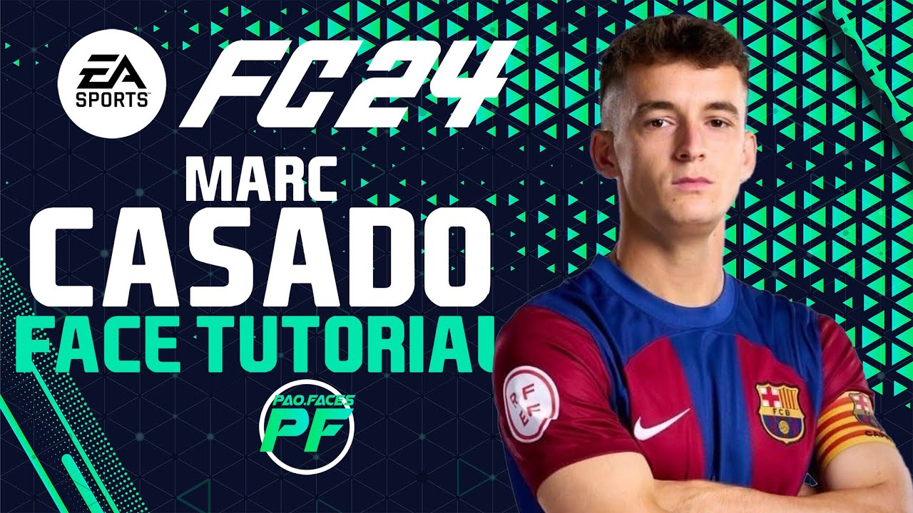 EA FC 24 MARC CASADO FACE - Pro Clubs Face Creation - CAREER MODE ...