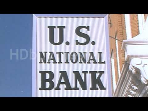 Stock Footage - 1960's A BANK SIGN. - YouTube