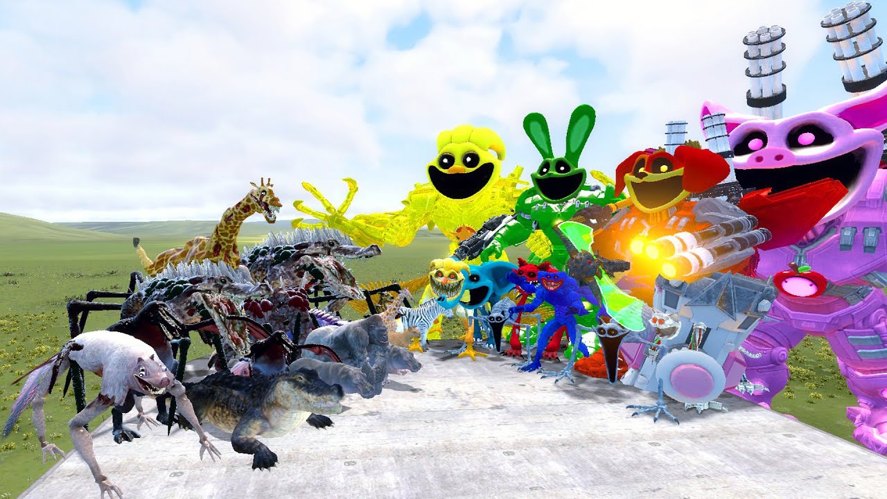 New Zoochosis Mutant Animal vs Mecha Titan Smiling Critters Poppy ...