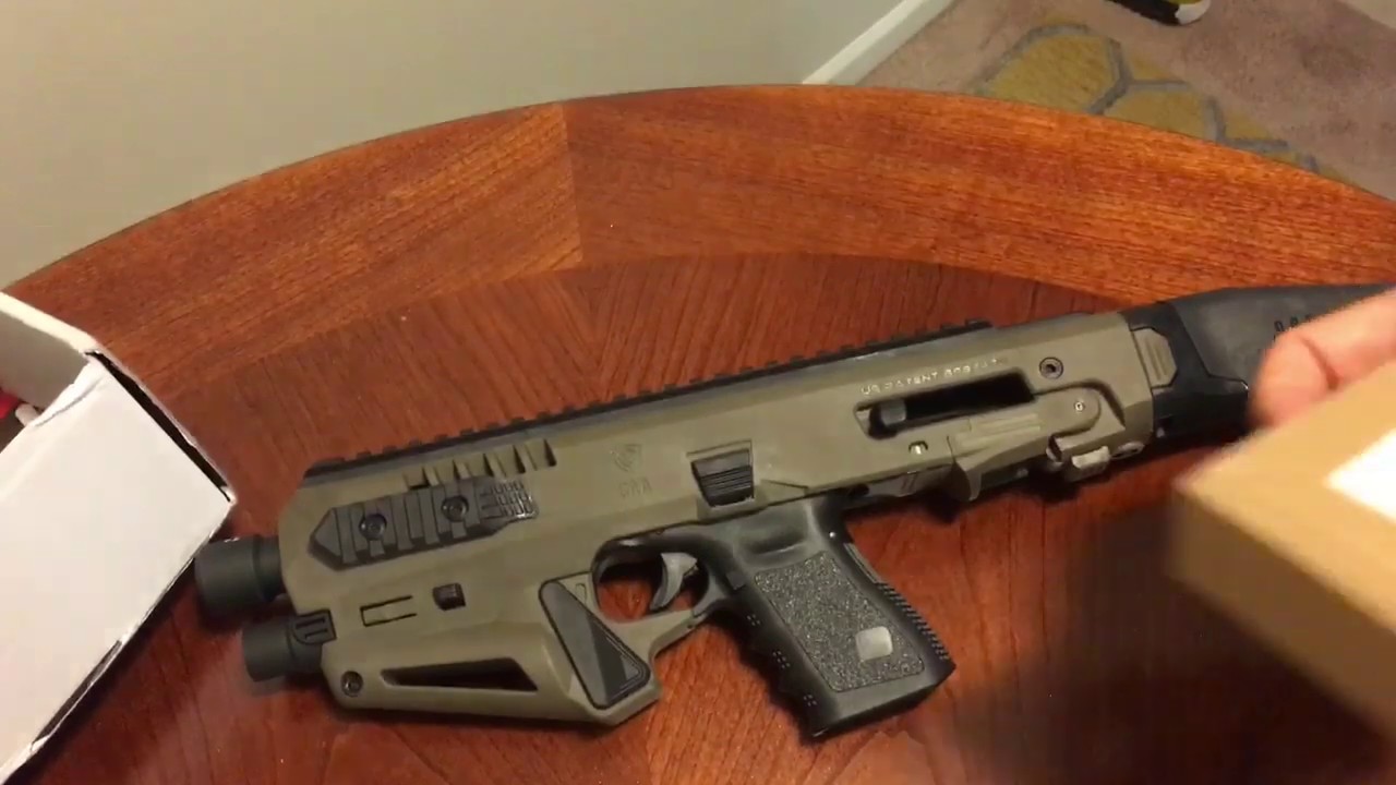 UNBOXING MY MICRO RONI EXTENDED STABILIZER FOR GLOCK 19 - YouTube