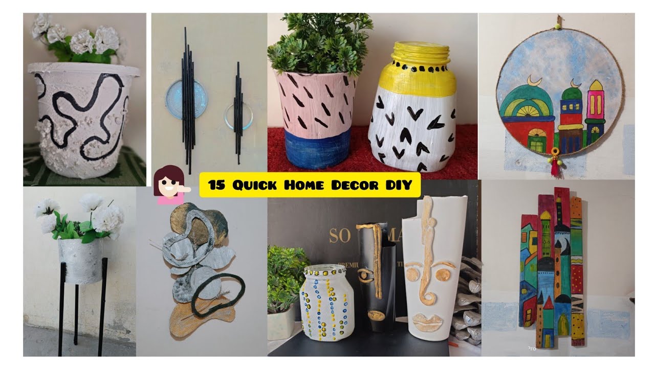 Diy home decor , Quick and easy home Decoration ideas 💡 - YouTube