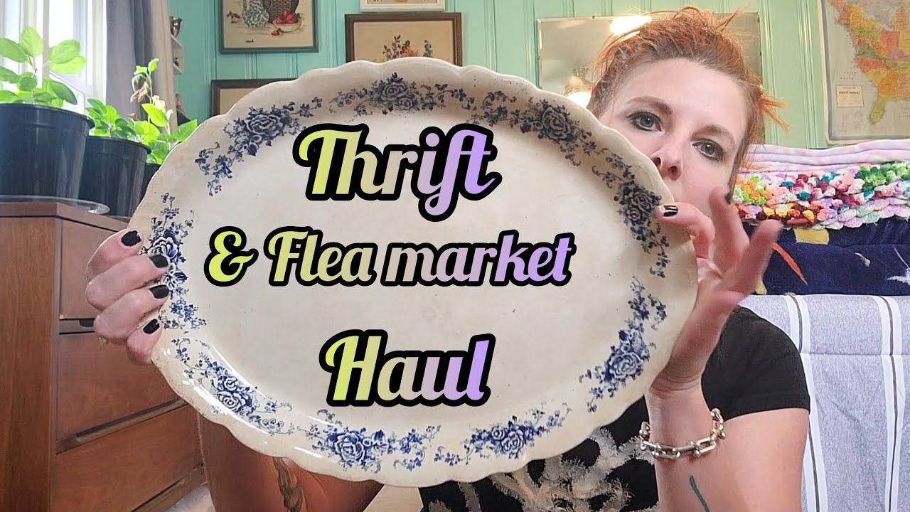 Small Thrift Haul | Uranium Glass!! | Craft Projects - YouTube