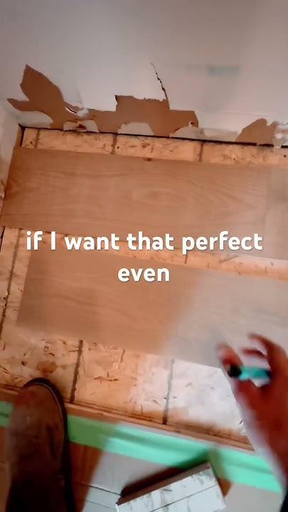 Scribing your end board to the wall when flooring is EASY ! Check out ...