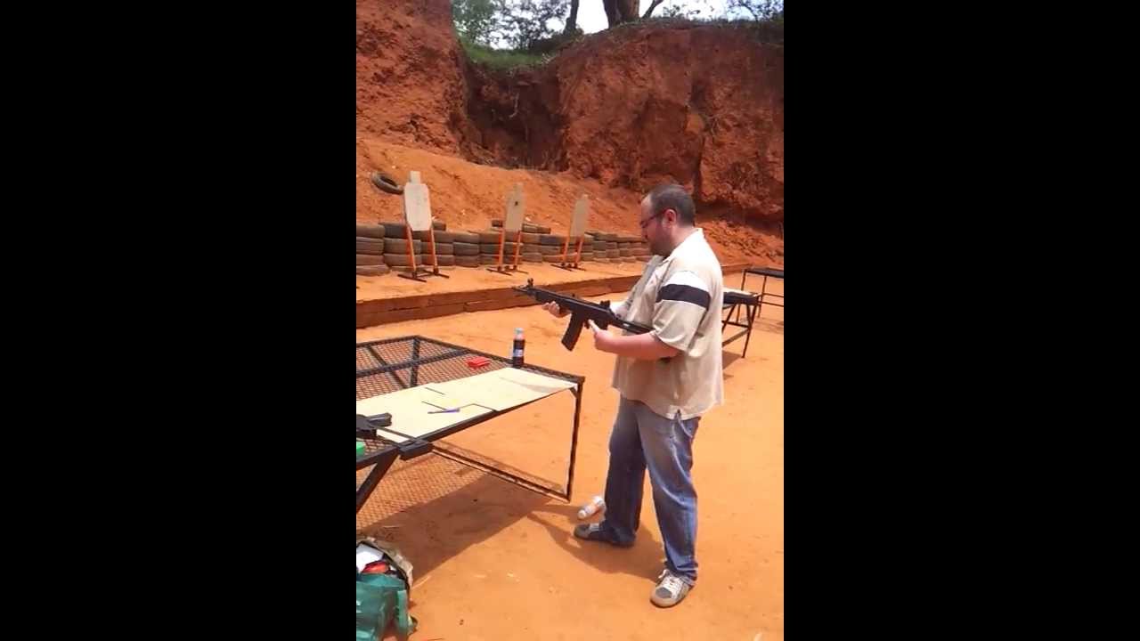 Bump firing a Vektor LM5 - YouTube