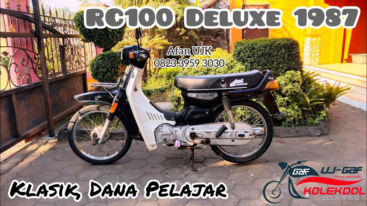 MURAH KLASIK, SUZUKI RC100 DELUXE 1987, MESIN ENAK DOBEL JRENG ...