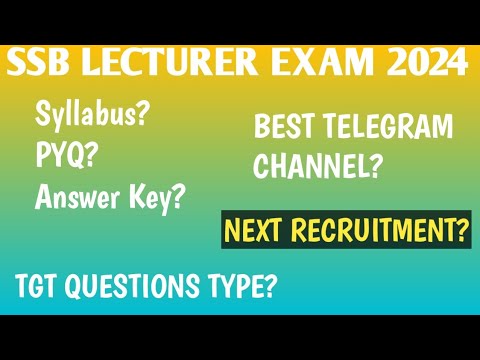 SSB ODISHA NEXT RECRUITMENT || Best Telegram Channel || Questions Type ...