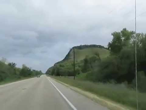 Wisconsin Highway 35, Great River Road, Mississippi River - YouTube