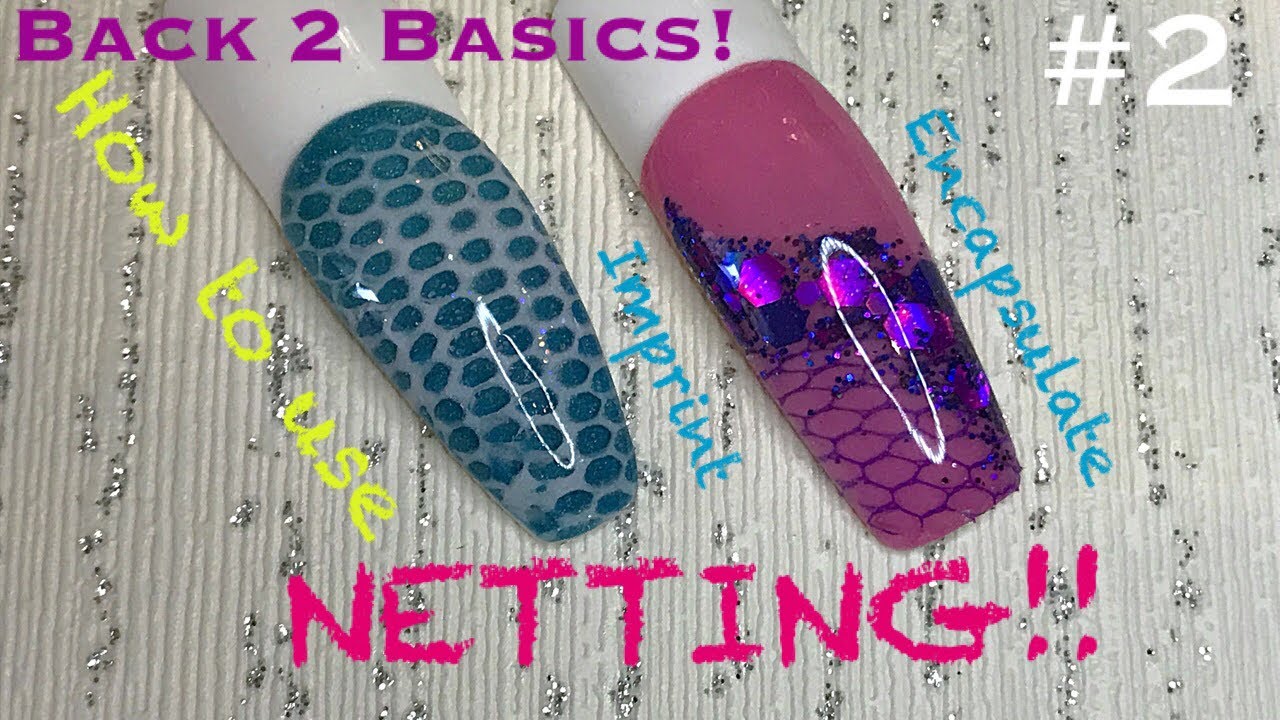 Back To Basics #2 | 2 ways to Use Netting | Nail Art - YouTube