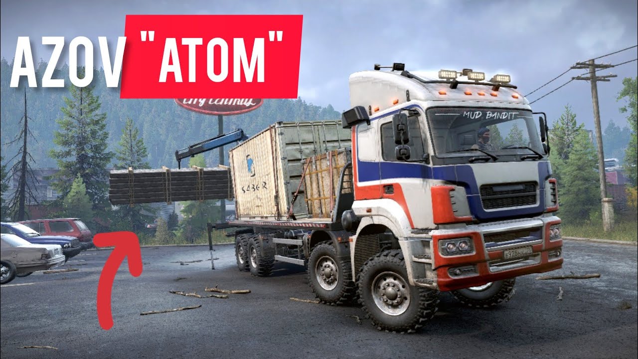 AZOV ATOM 67096 Snowrunner - Gameplay - YouTube