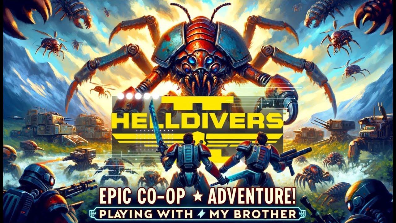 Helldivers 2: Non-Stop explosion with my brother - YouTube