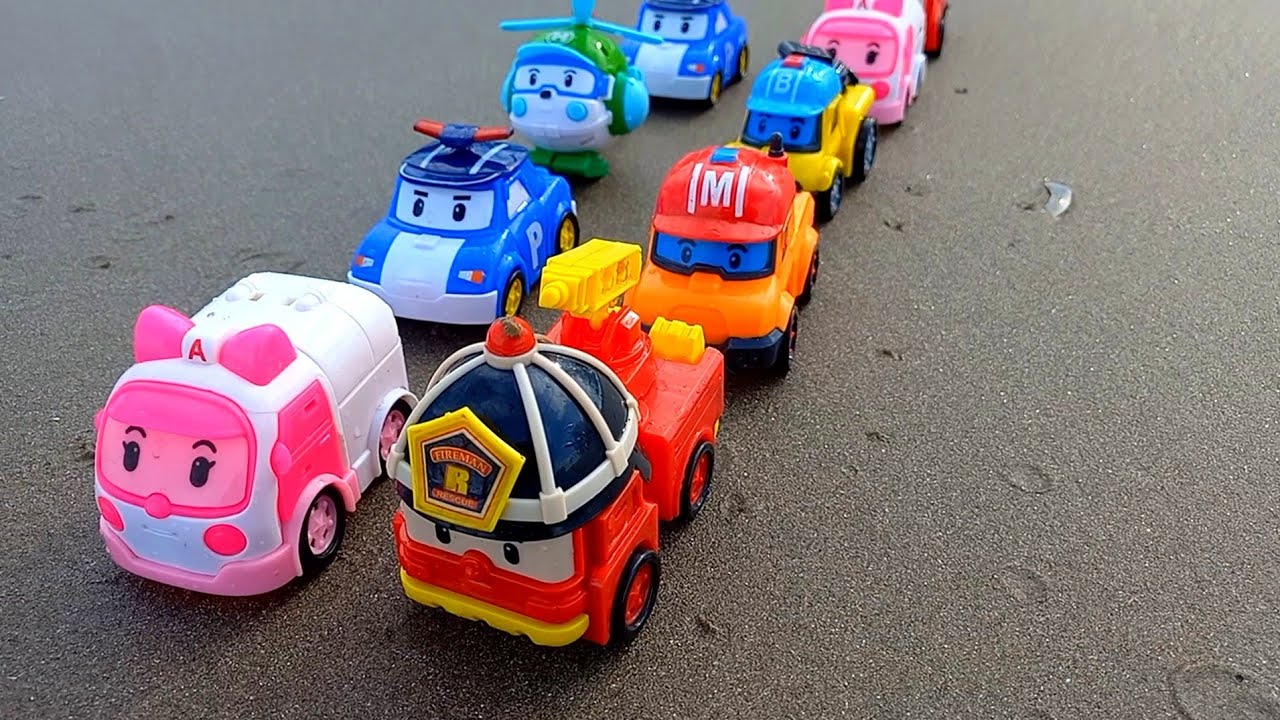 Looking For Robocar Poli, Amber, Roy, Poli, Helly, Marky, Bucky. - YouTube