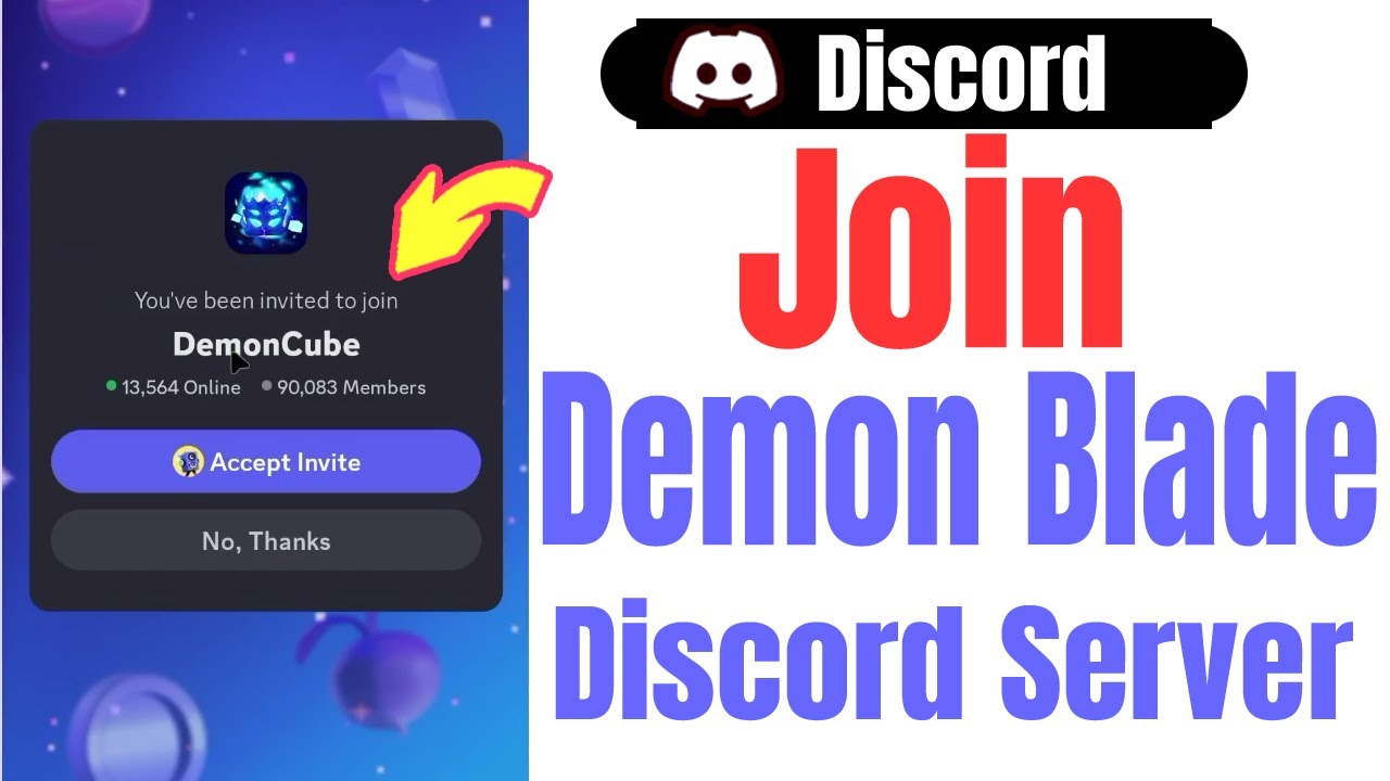 How To Join Demon Blade Discord Server On Mobile - YouTube