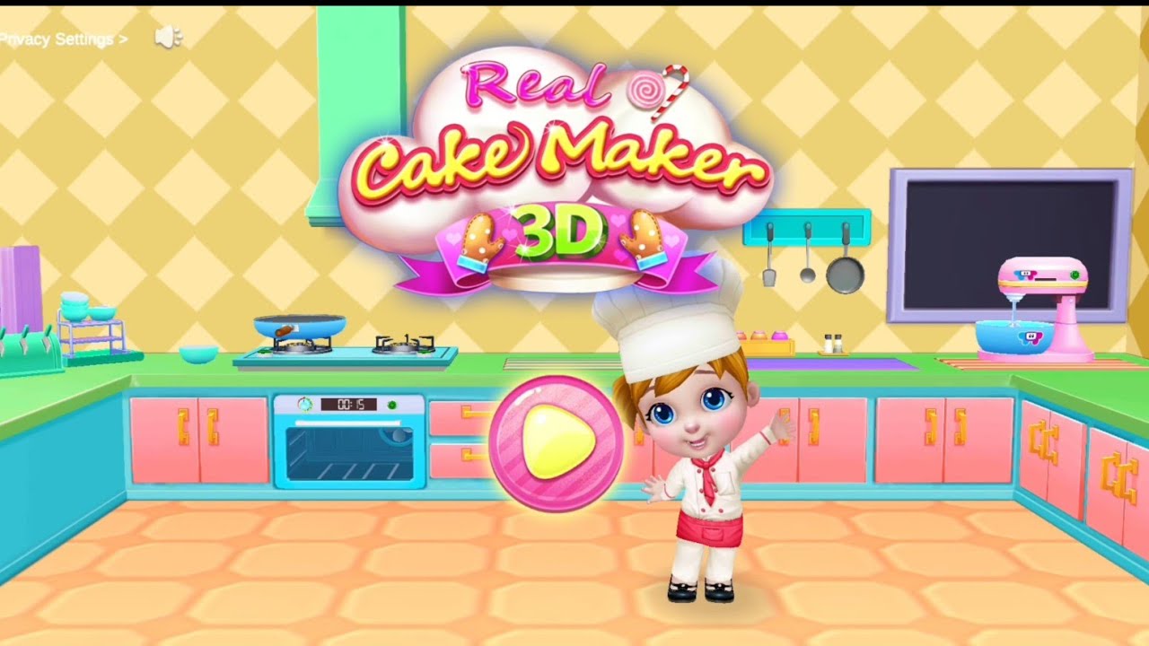 REAL CAKE MAKER 3D BAKERY | PERMAINAN ANAK PEREMPUAN BELAJAR MEMBUAT ...