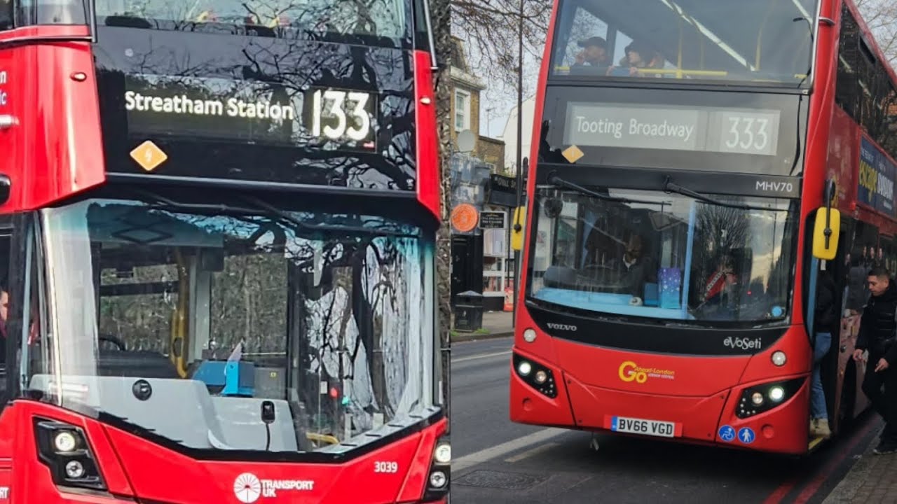 Route 133 & 333 first day changes - YouTube