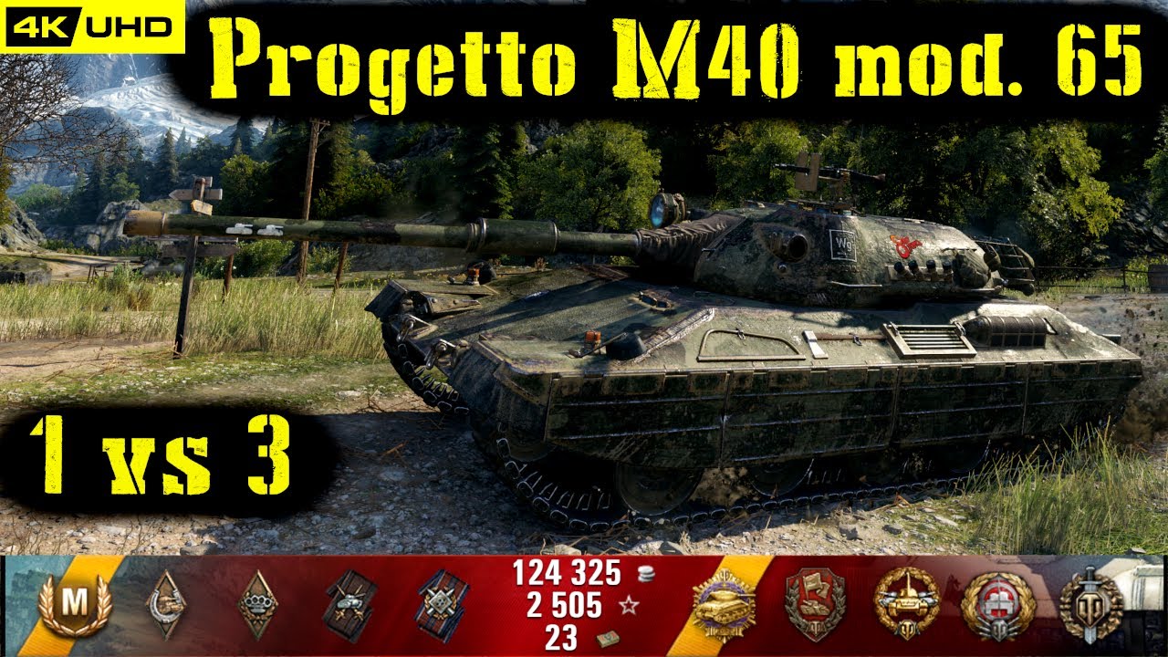 World of Tanks Progetto M40 mod. 65 Replay - 11 Kills 9.6K DMG(Patch 1. ...