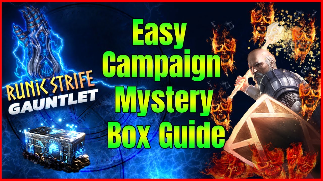 "EASY" GAUNTLET Campaign Mystery Box with SrS Guardian Build | Detailed ...