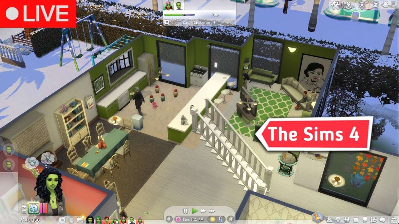 Ivy Live Playing The Sims 4 - YouTube