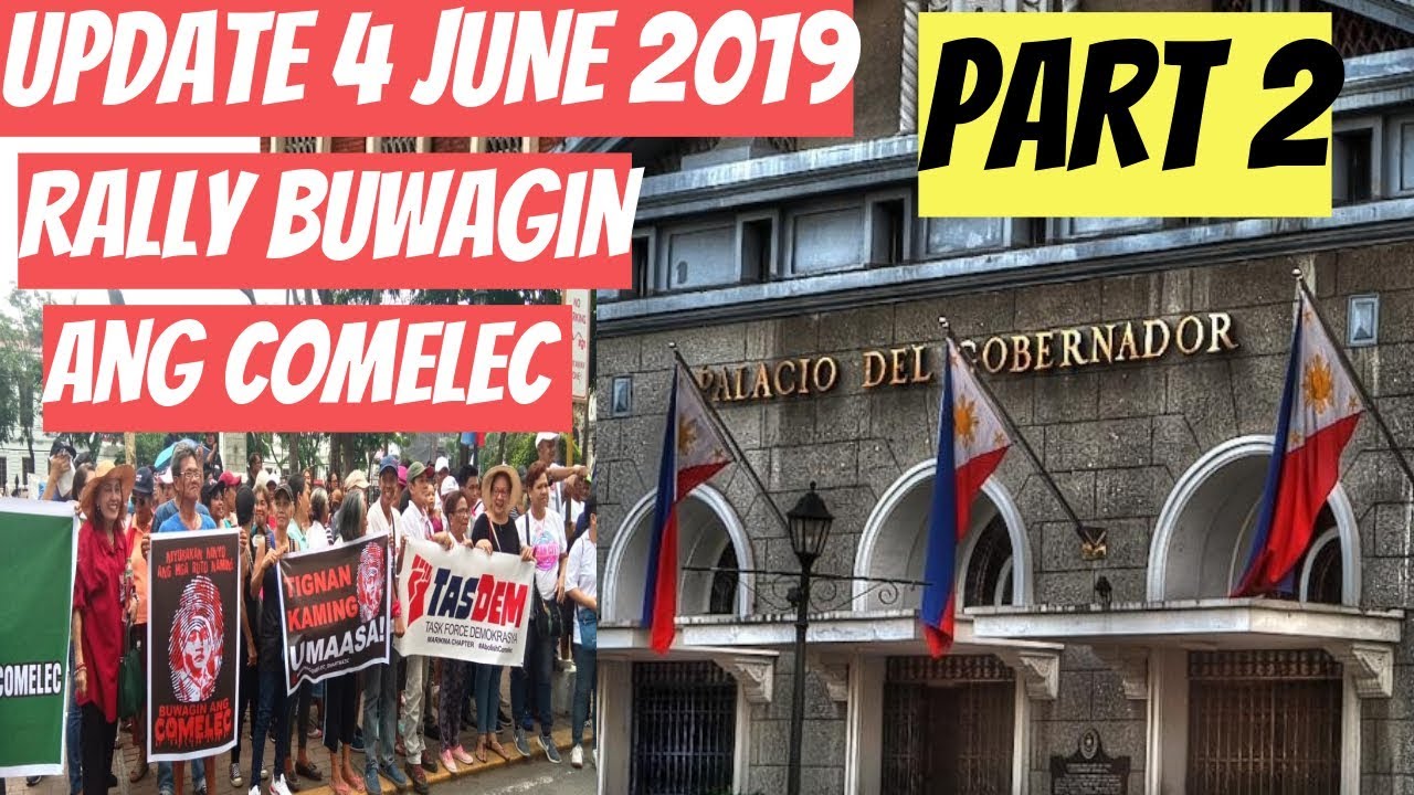 RALLY BUWAGIN ANG COMELEC DDS, DDS, BBM, MMDM, TASDEM, SPADA BOCAUE ...