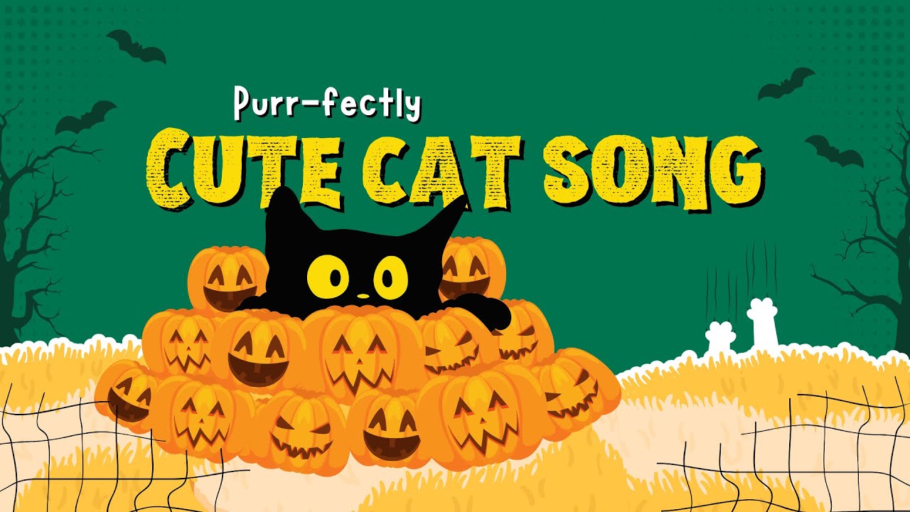 🐱 Cute Cat Song for Kids | Meow Meow Sing Along! 🎶 - YouTube