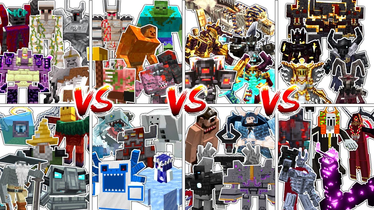 MINECRAFT'S ULTIMATE 5V5 BOSS TOURNAMENT | Minecraft's Greatest Battle ...