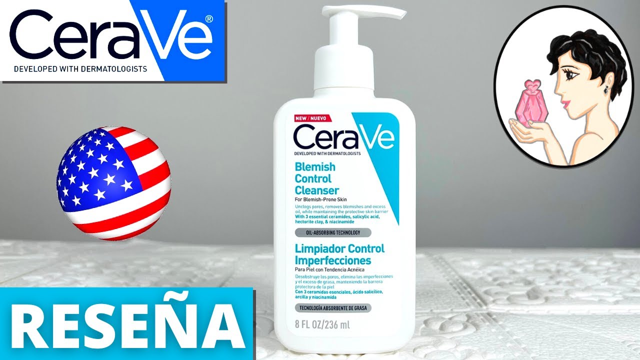 😱CERAVE Blemish Control Cleanser [Limpiador Control Imperfecciones] El ...