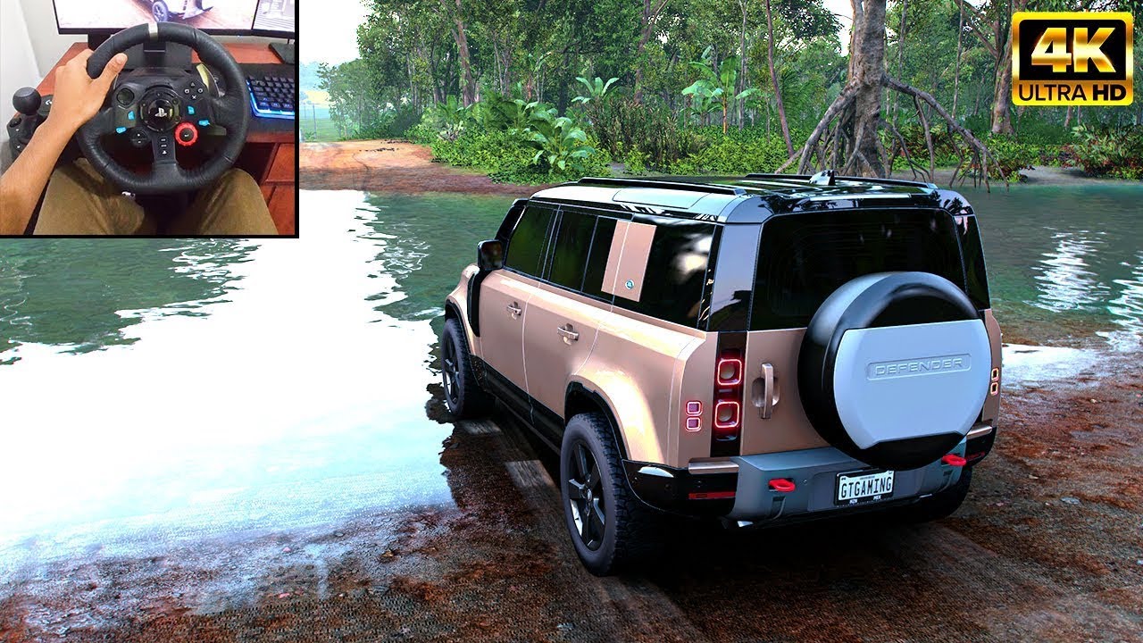 Land Rover Defender 2020 | Offroading | Forza Horizon 5 | Logitech g29 ...