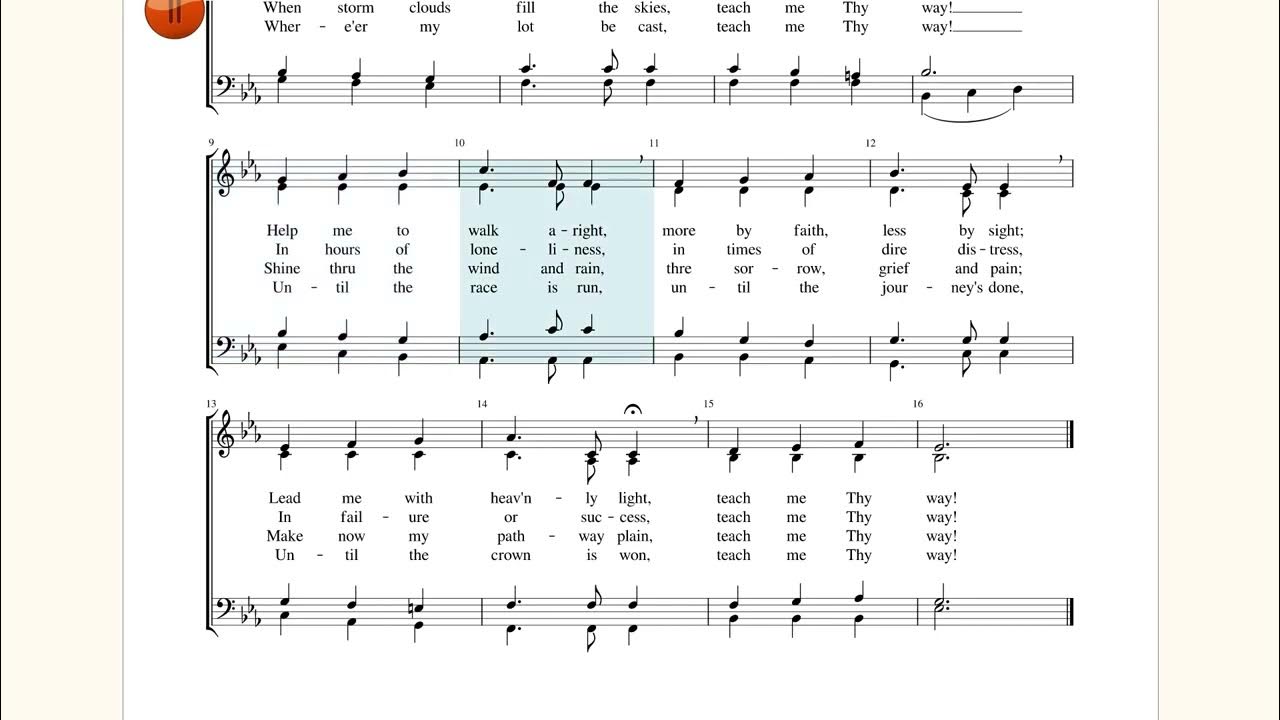 Teach me Thy way, o Lord. Leer mij uw weg, o Heer (Dutch). Tune: Camacha. Ramsey. - YouTube