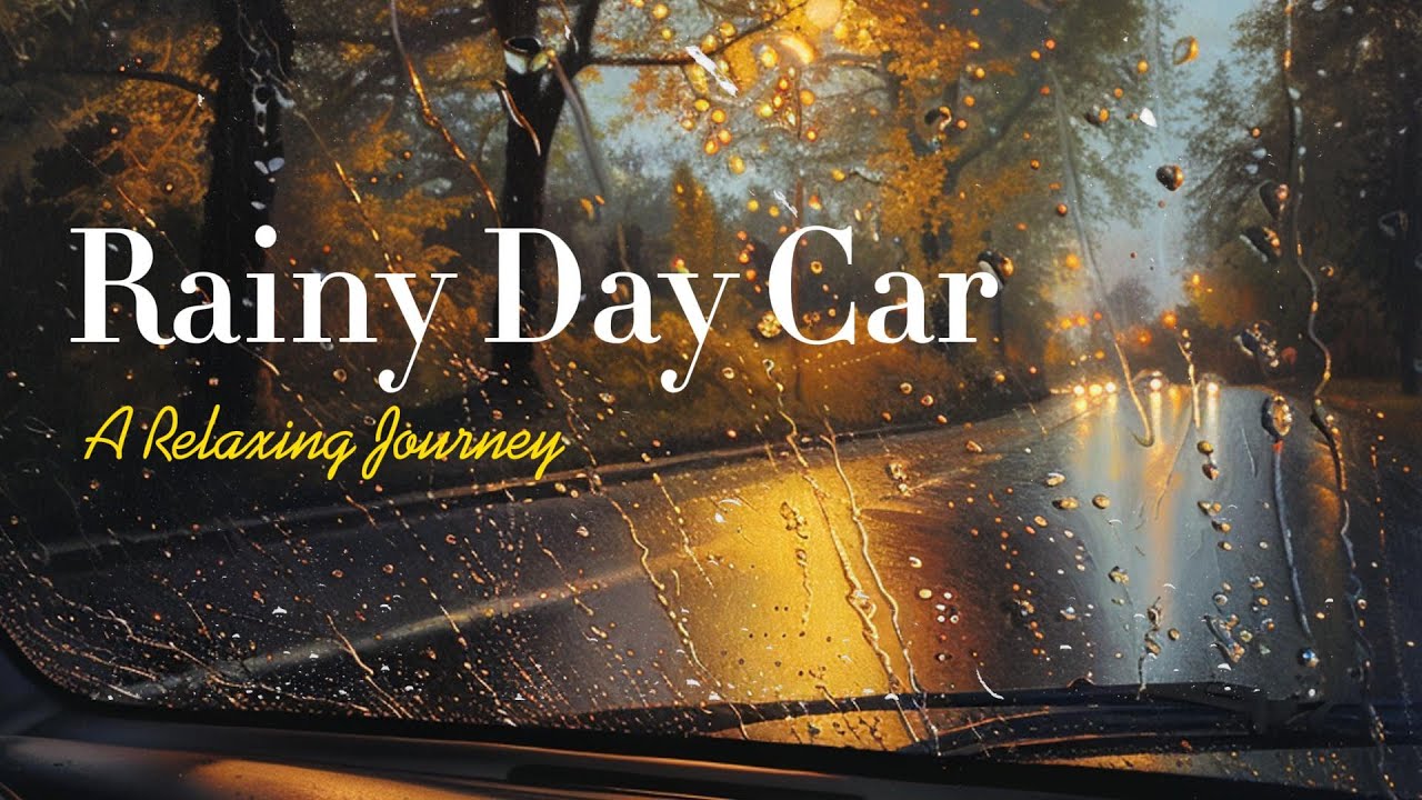 Rainy Day Car Escape: A Relaxing Journey | Soothing Rain Sounds in the ...