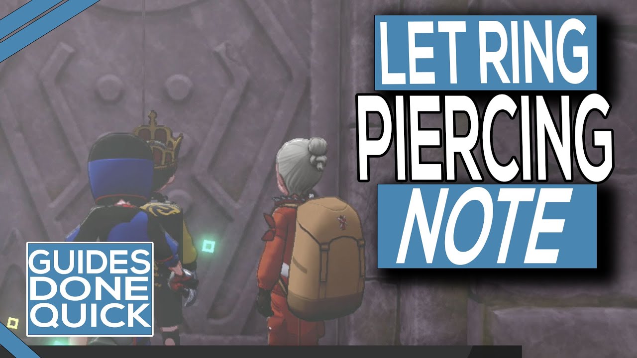 Let Ring The Piercing Note Puzzle Guide - Pokemon Sword & Shield Crown ...