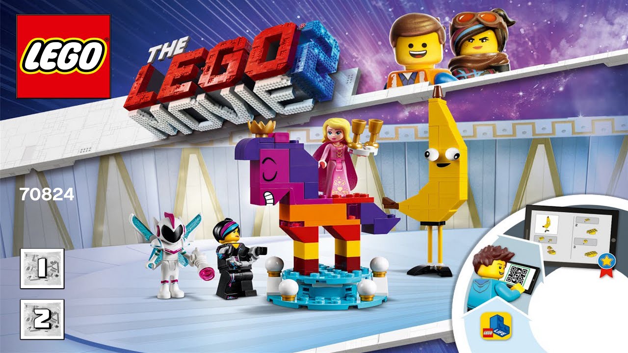 LEGO instructions - The Lego Movie 2 - 70824 - Introducing Queen ...