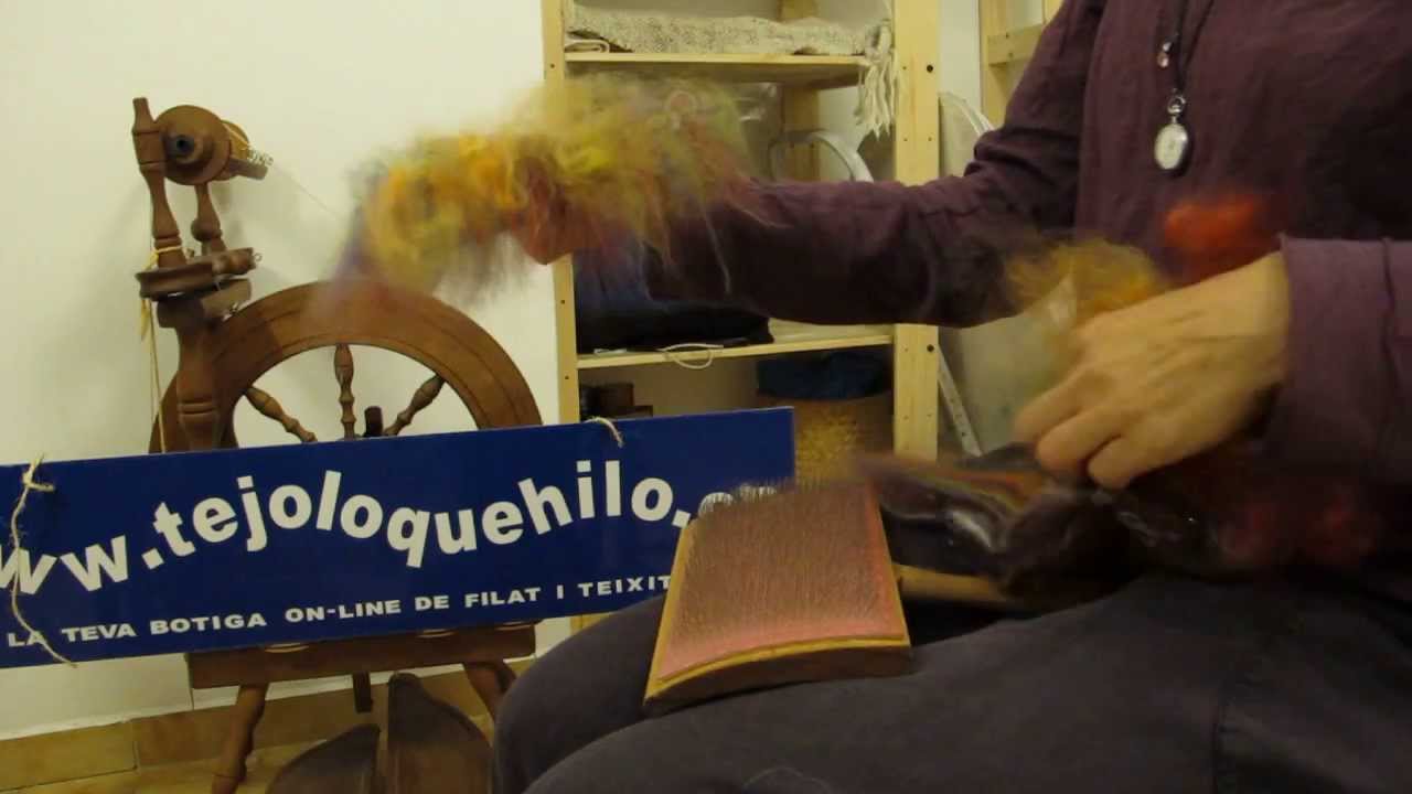 Cardar con Cardas de Mano - YouTube