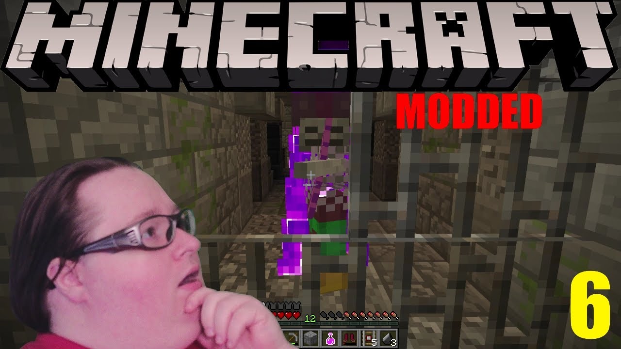 Flaming skeleton of doom! | Modded Minecraft | ep 6 - YouTube