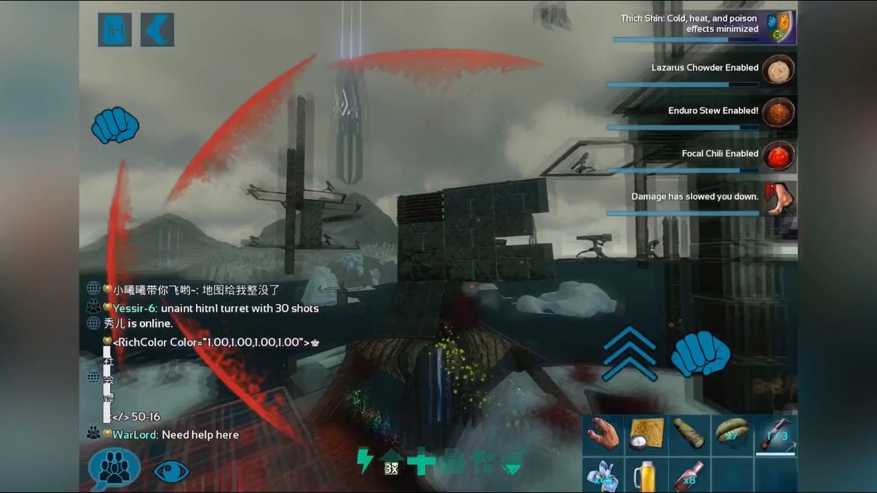 Ark Mobile - Raid - PvP | Invading Mejoberry Easy Asia | Chinese Mega ...