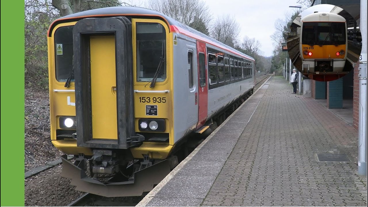Class 153 at Heath Low Level - YouTube