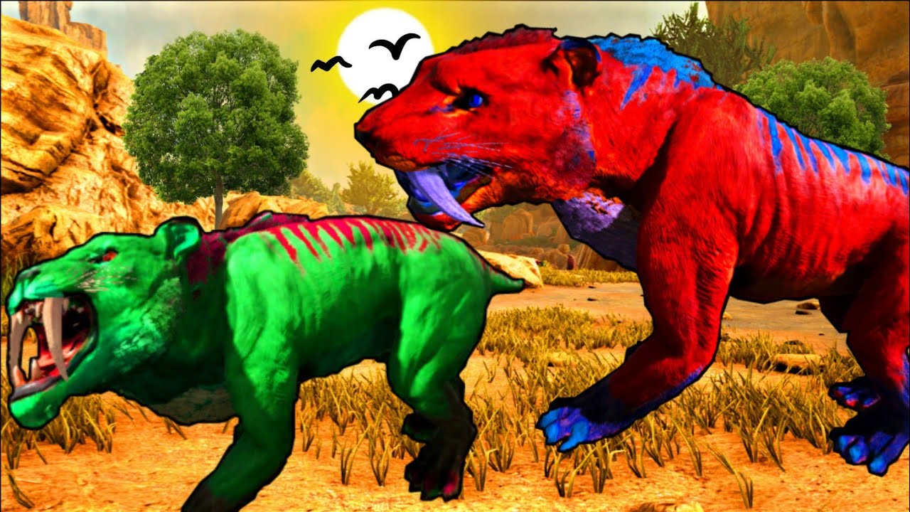 O BEBÊ SMILODON FOI ROUBADO PARA SER ADOTADO! Ark Survival Evolved ...