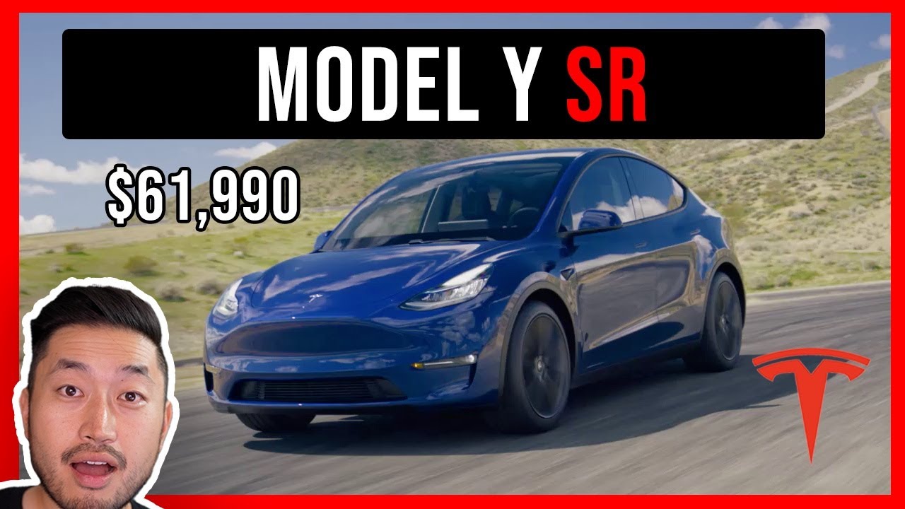 TESLA MODEL Y SR SPOTTED in WEBSITE code - YouTube