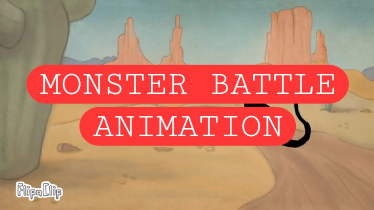 Monster Battle Animation - YouTube